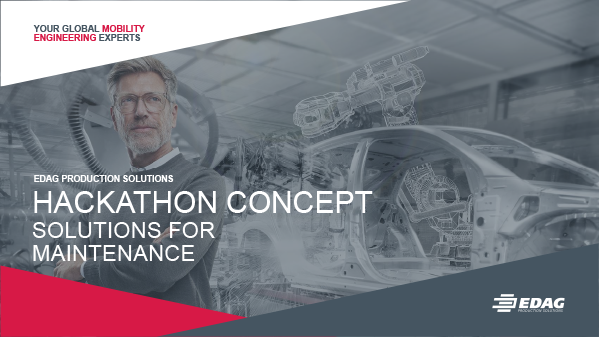 Hackathon Concept: Predictive Maintenance by EDAG Production Solutions